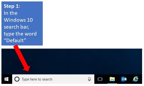 How to Set Outlook as your Default Mail Application in Windows 10