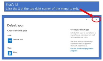 How to Set Outlook as your Default Mail Application in Windows 10