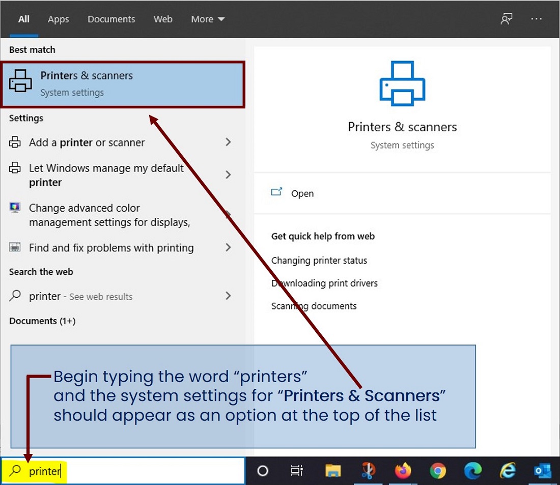 How to check laserjet ink levels in Windows 10