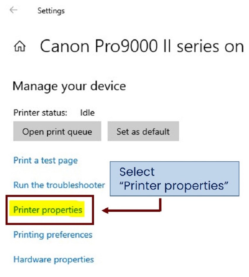 How to check laserjet ink levels in Windows 10
